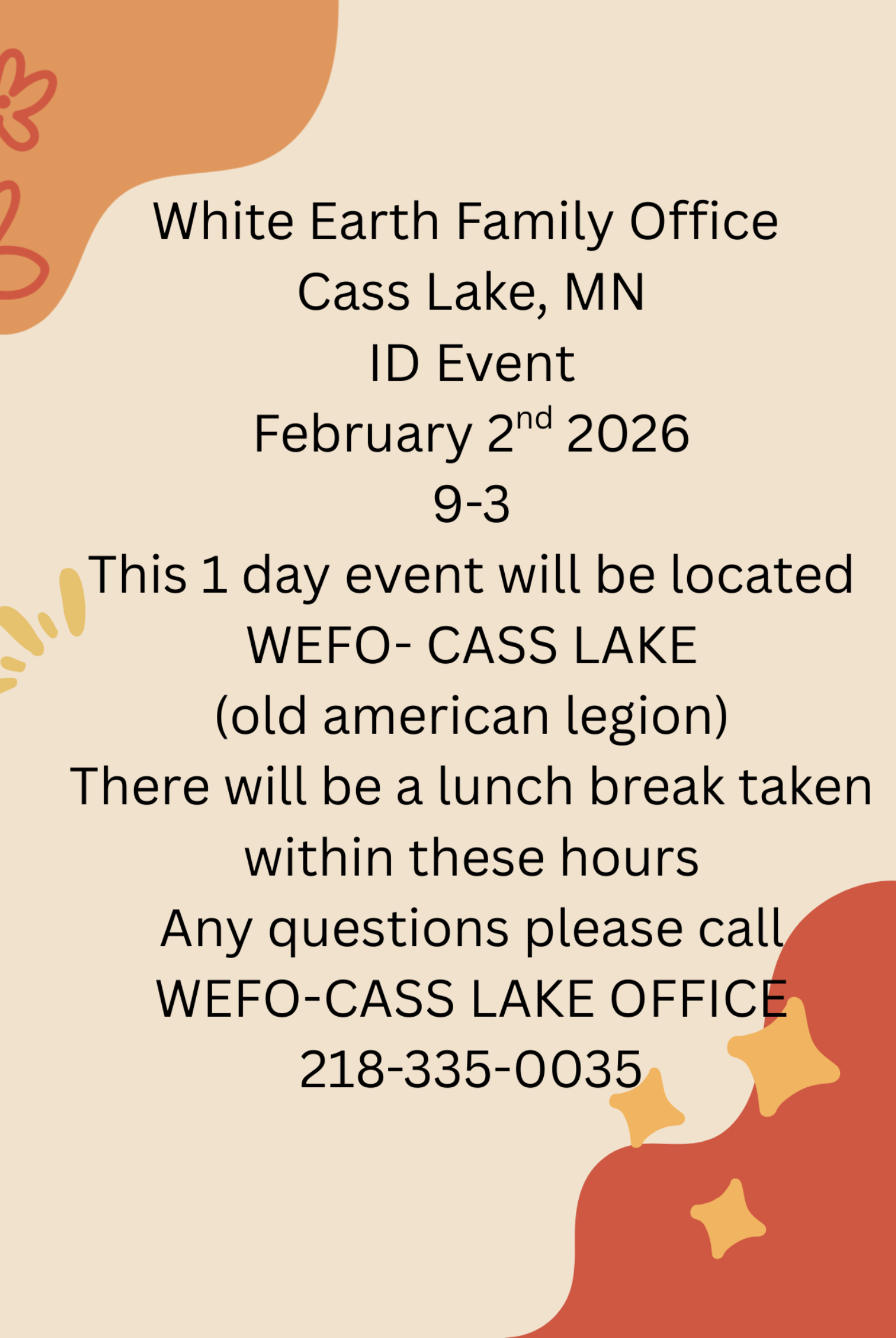 White Earth Nation | White Earth Family Office One Day Event